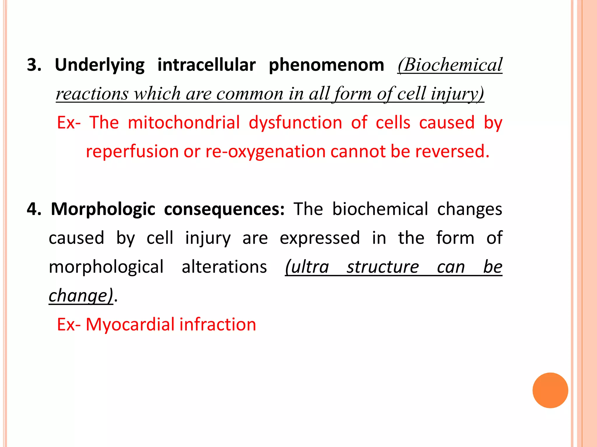 Pathogenesis of cell injury | PPTX