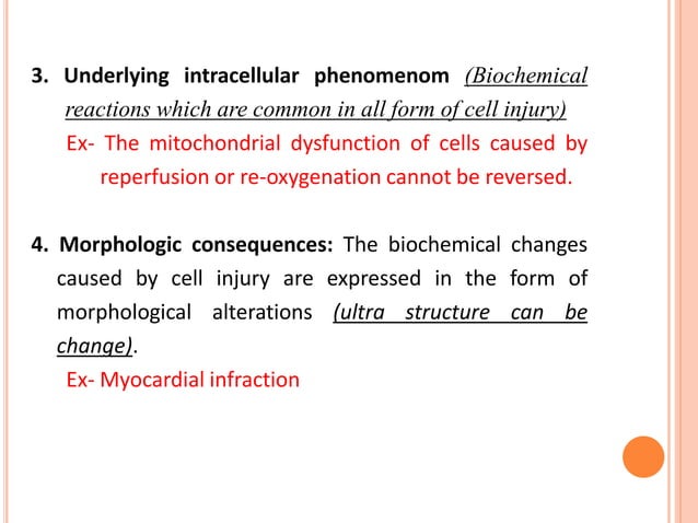 Pathogenesis of cell injury | PPTX