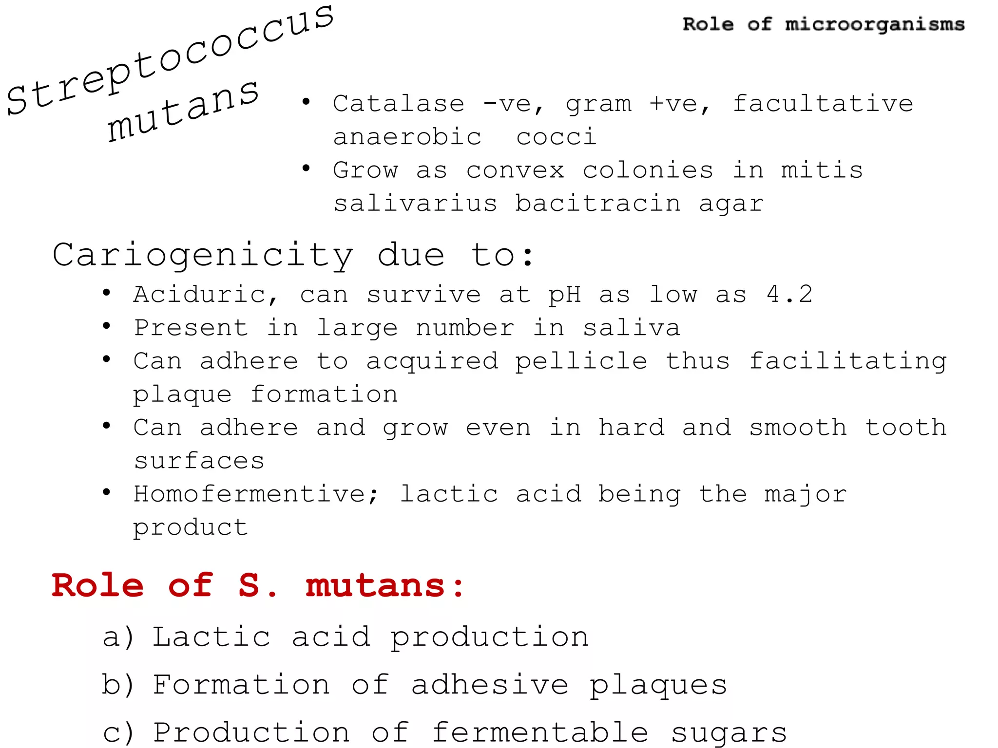 Pathogenesis of dental caries | PPSX