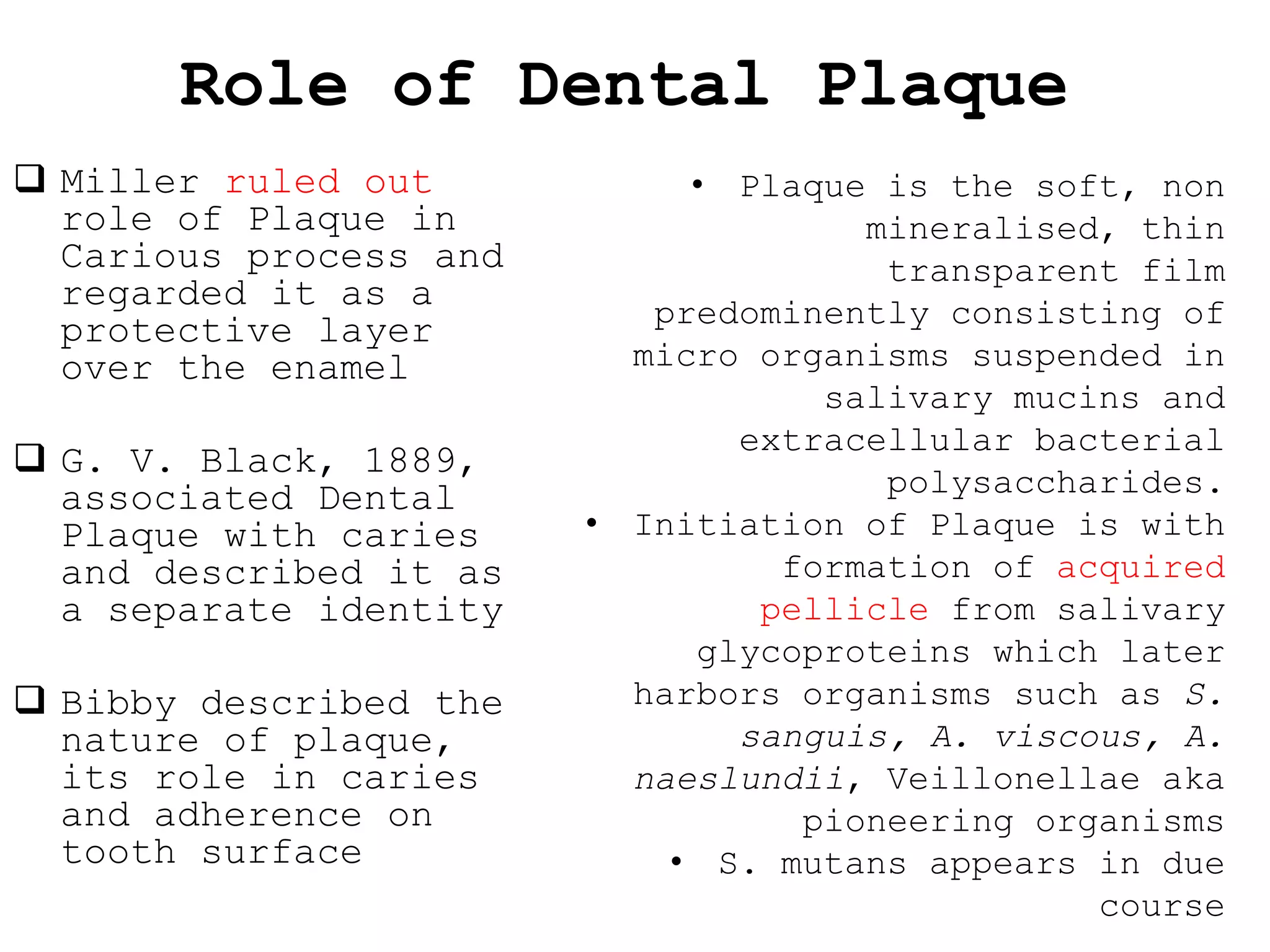 Pathogenesis of dental caries | PPSX