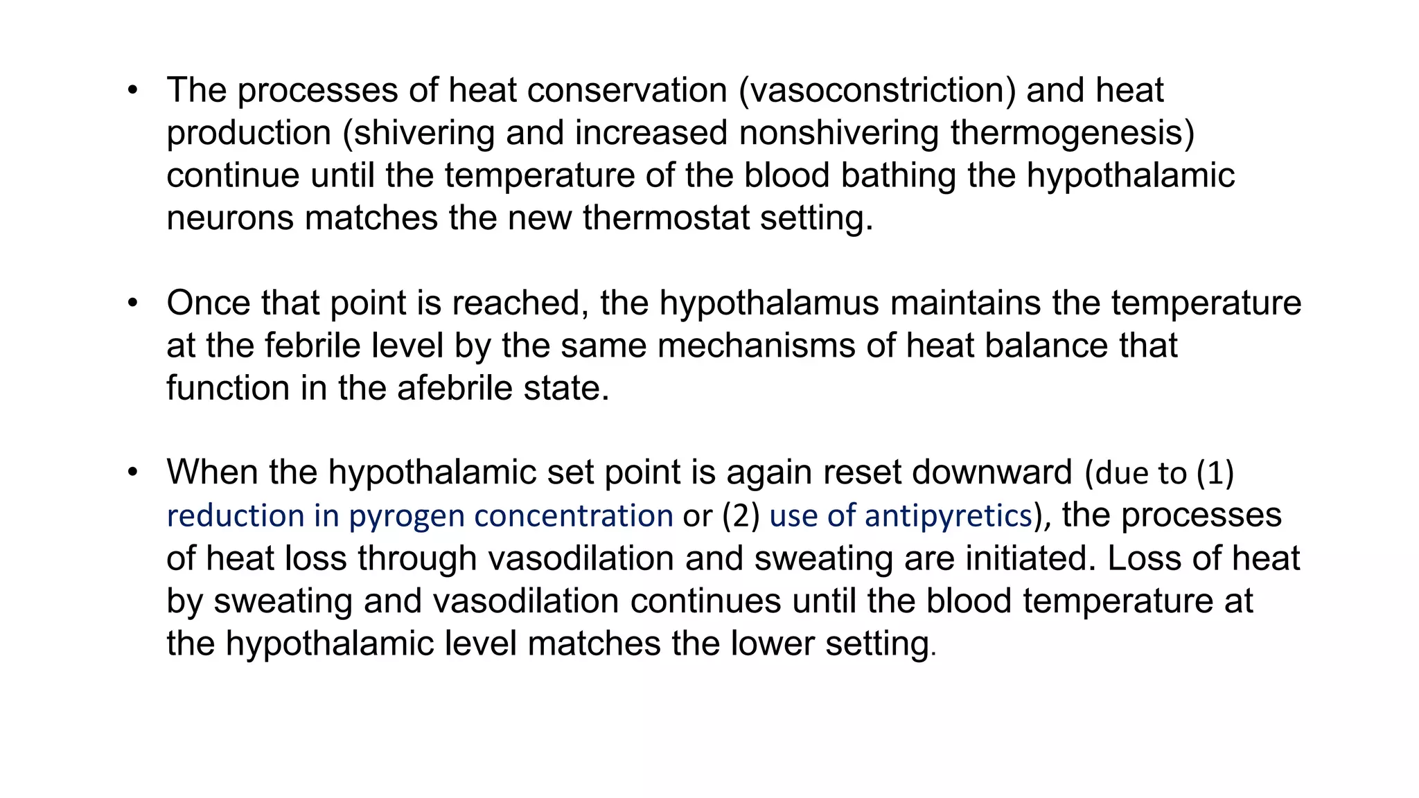 Pathogenesis of fever | PPTX