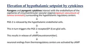 Pathogenesis of fever | PPTX