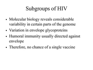 HIV INFECTION/AIDS - introduction, types | PDF