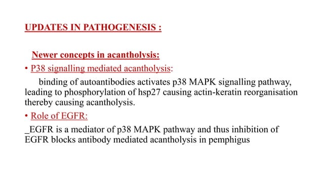 PATHOGENESIS OF IMMUNOBULLOUS DISORDERS AND UPDATES copy.pptx | Skin ...