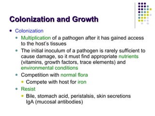 Pathogenesis of infection | PPT