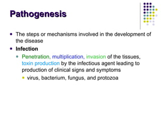 Pathogenesis of infection | PPT