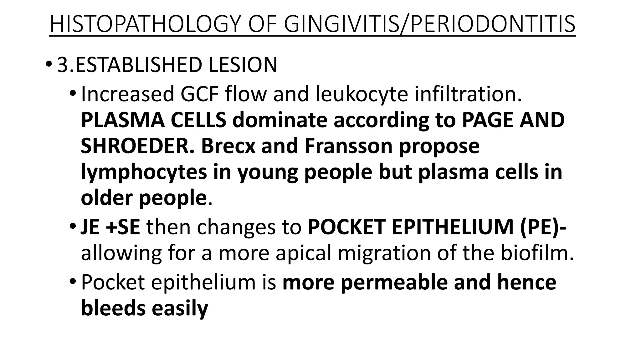 Pathogenesis of periodontal diseases | PDF