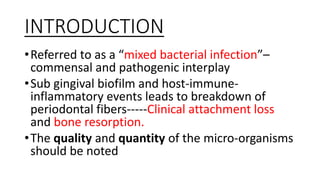 Pathogenesis of periodontal diseases | PDF