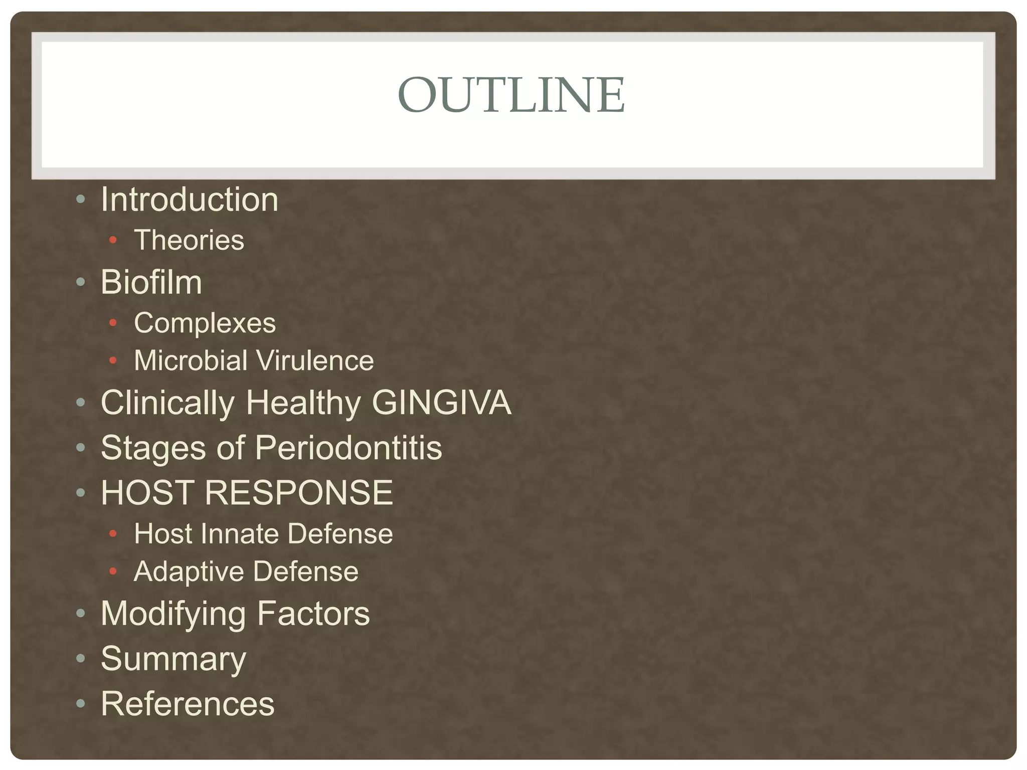 Pathogenesis of periodontitis | PPTX