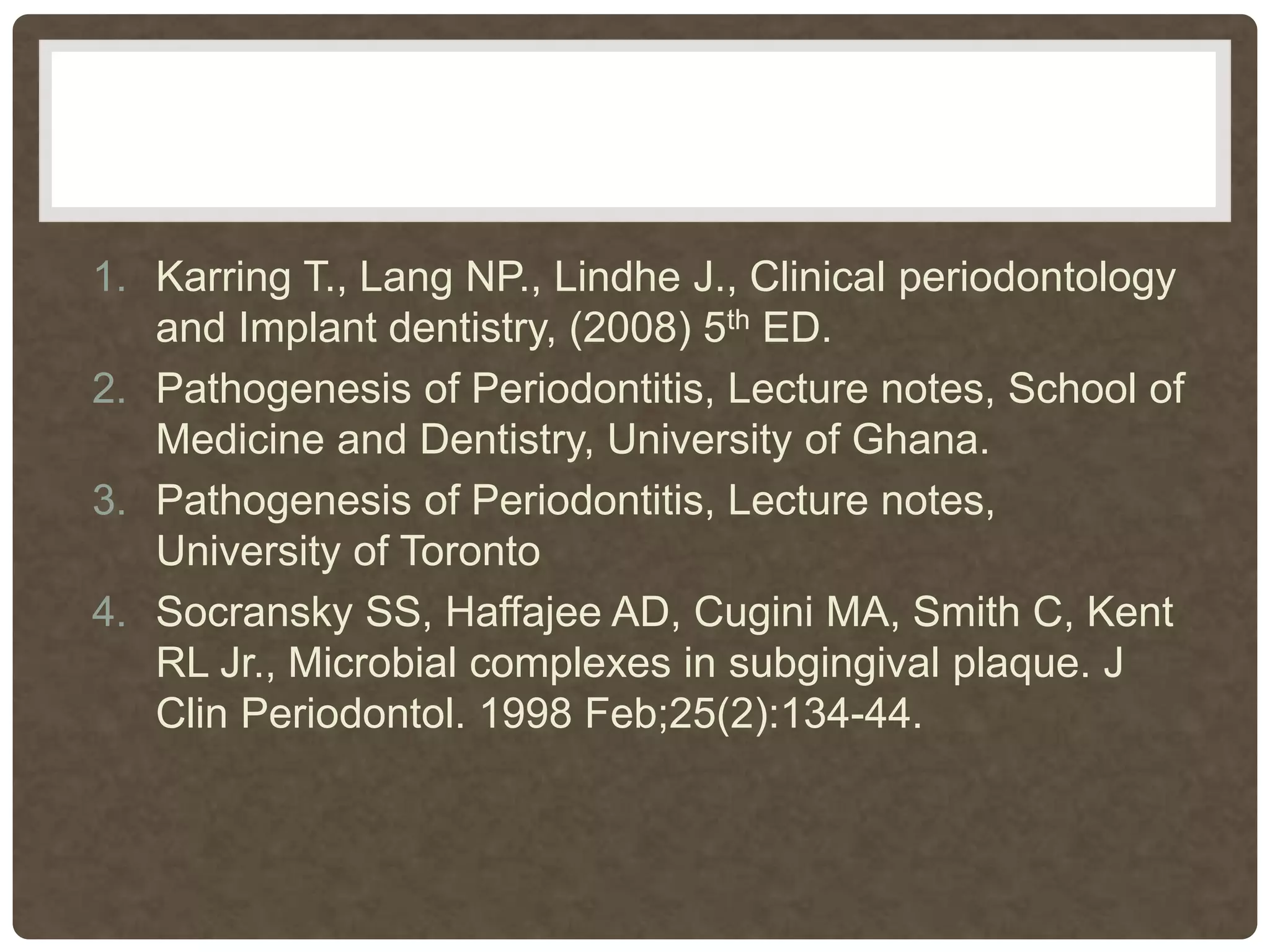 Pathogenesis of periodontitis | PPTX