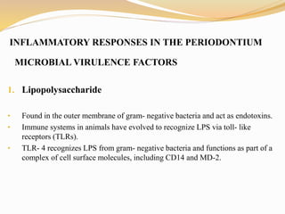 Pathogenesis of plaque associated periodontal disease | PPTX