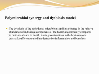 Pathogenesis of plaque associated periodontal disease | PPTX