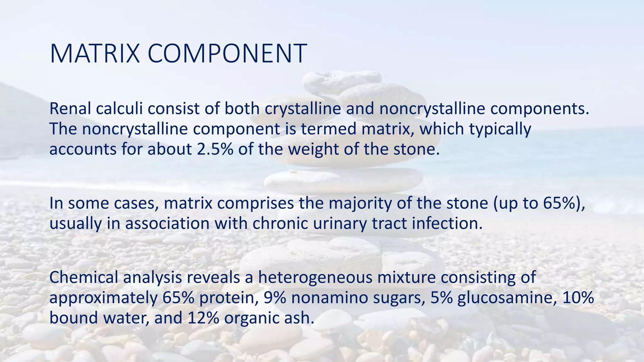Pathogenesis of Urolithiasis | PPTX