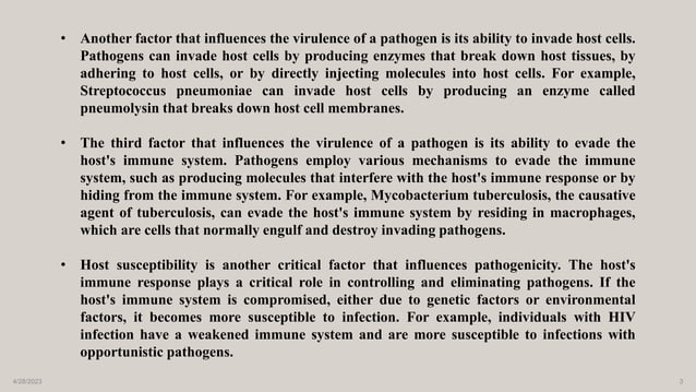 PATHOGENICITY by Mathan.S, 1st M.Sc Microbiology, Sri Paramakalyani ...