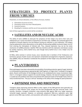 Pathogenicity control of plant viruses | PDF
