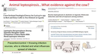 Reservoirs of pathogenic Leptospira species in Uganda | PPT