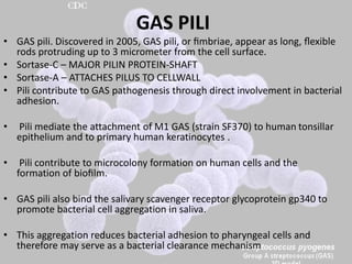 Pathogenic mechanishm of group a streptococcus | PPTX
