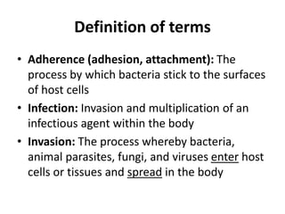 Pathogenic mechanisms of microbes of medical importance | PPTX