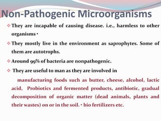 Pathogenic & Non pathogenic organisms.pptx