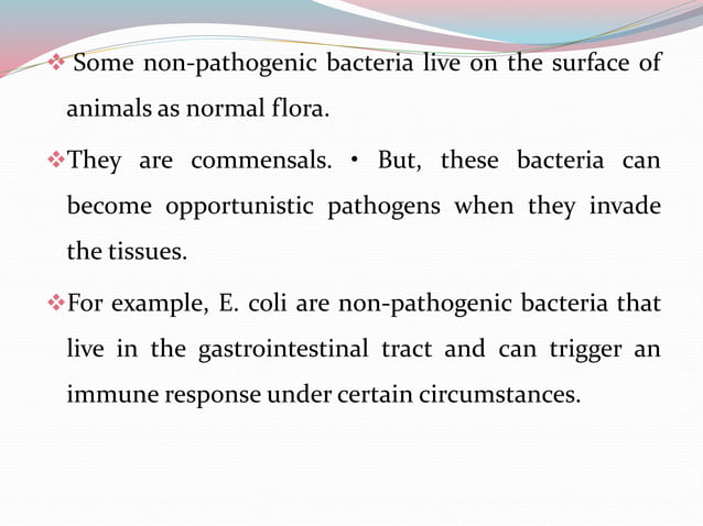 Pathogenic & Non pathogenic organisms.pptx | Infectious Diseases | Diseases and Conditions
