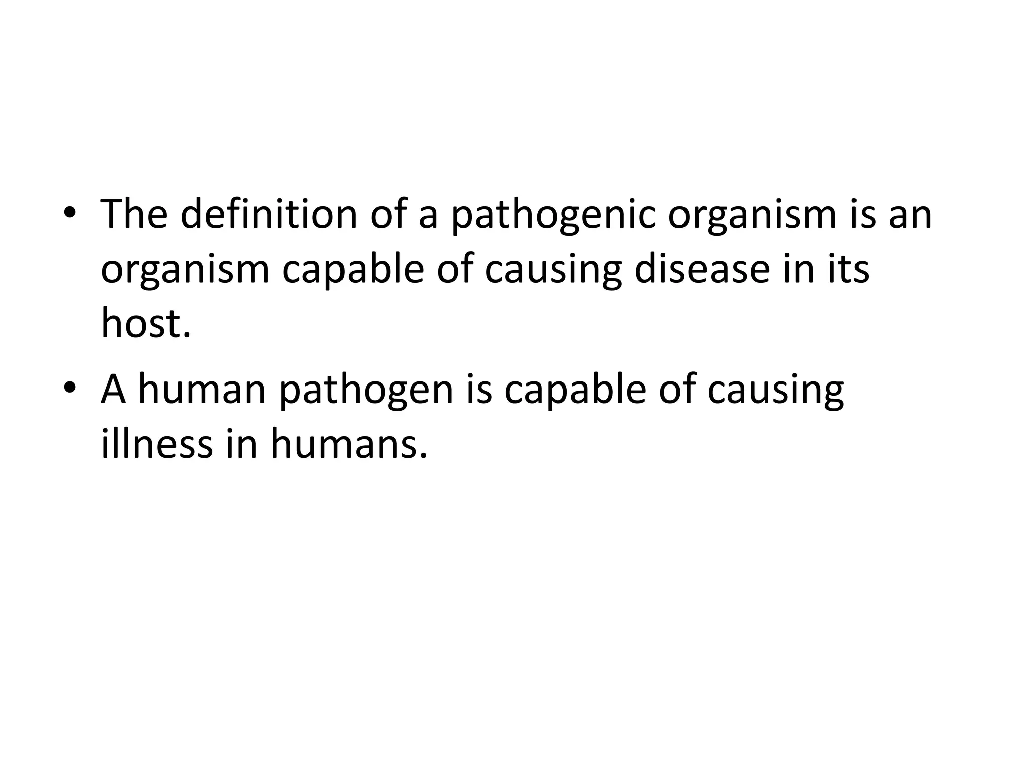 Pathogenic organisms | PPTX