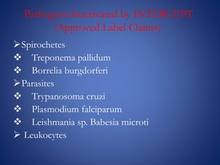 Pathogen inactivation by amotosalan | PPT