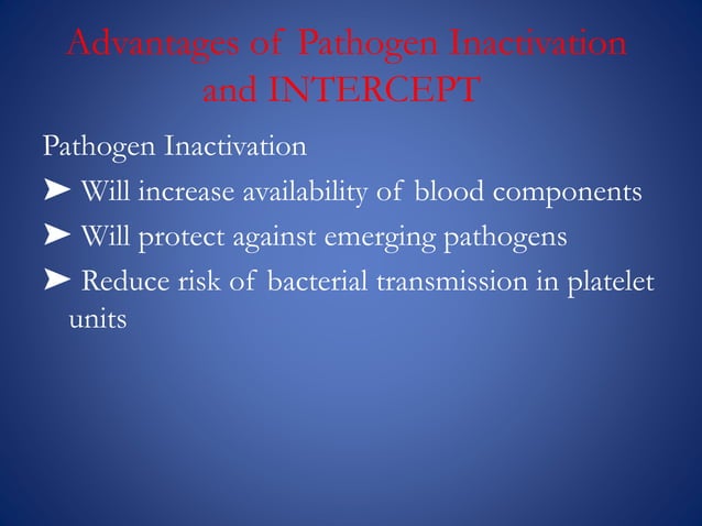 Pathogen inactivation by amotosalan | PPT