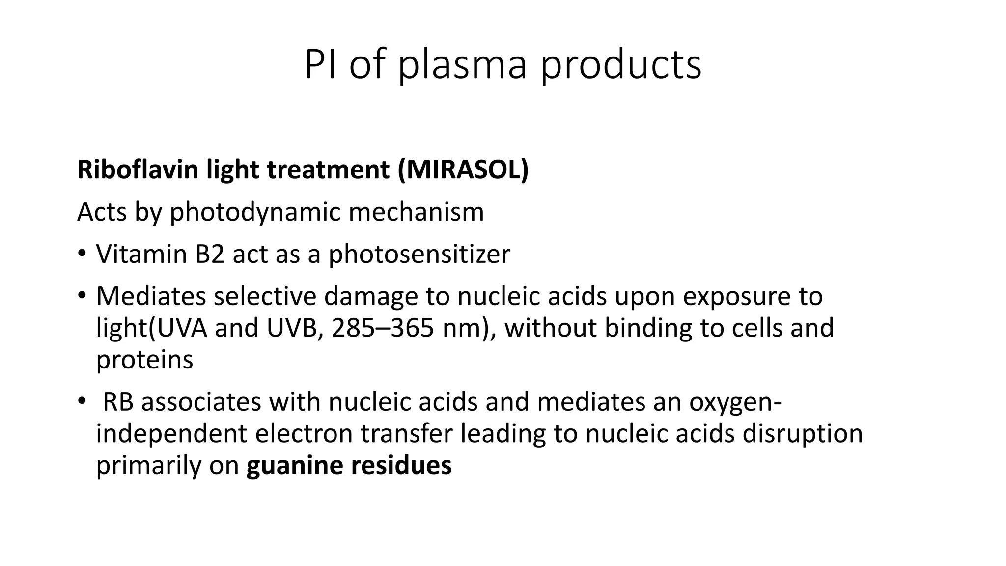 Pathogen inactivation methods | PPTX