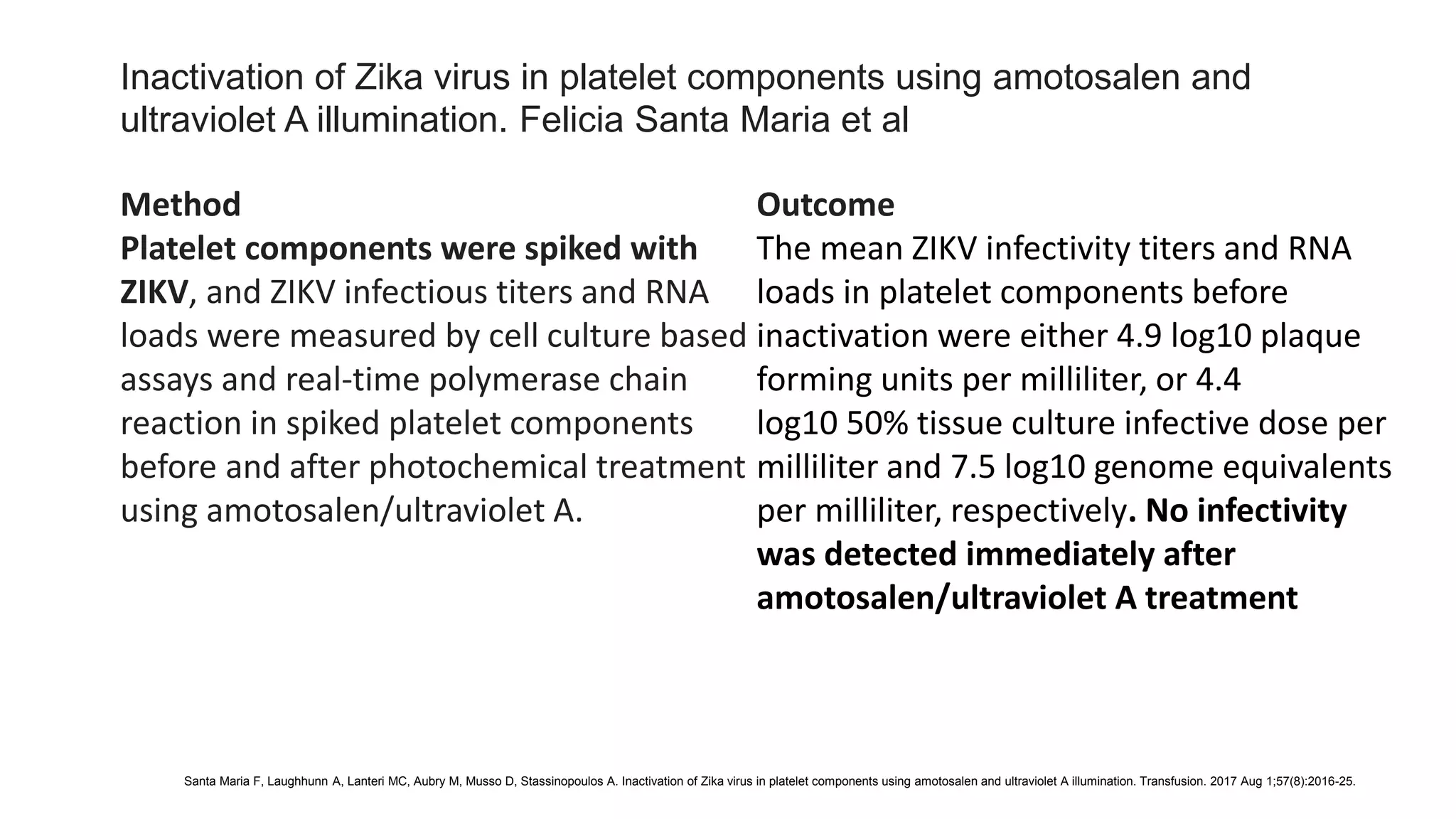 Pathogen inactivation methods | PPTX