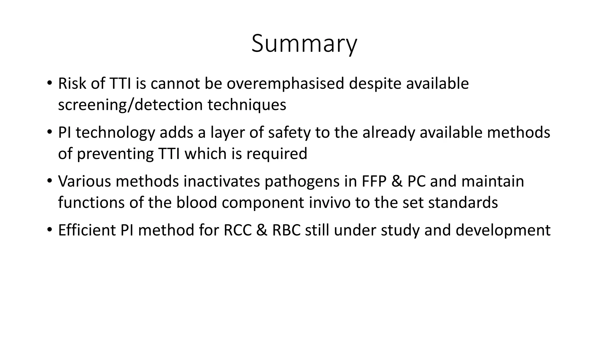 Pathogen inactivation methods | PPTX