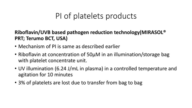 Pathogen inactivation methods | PPTX