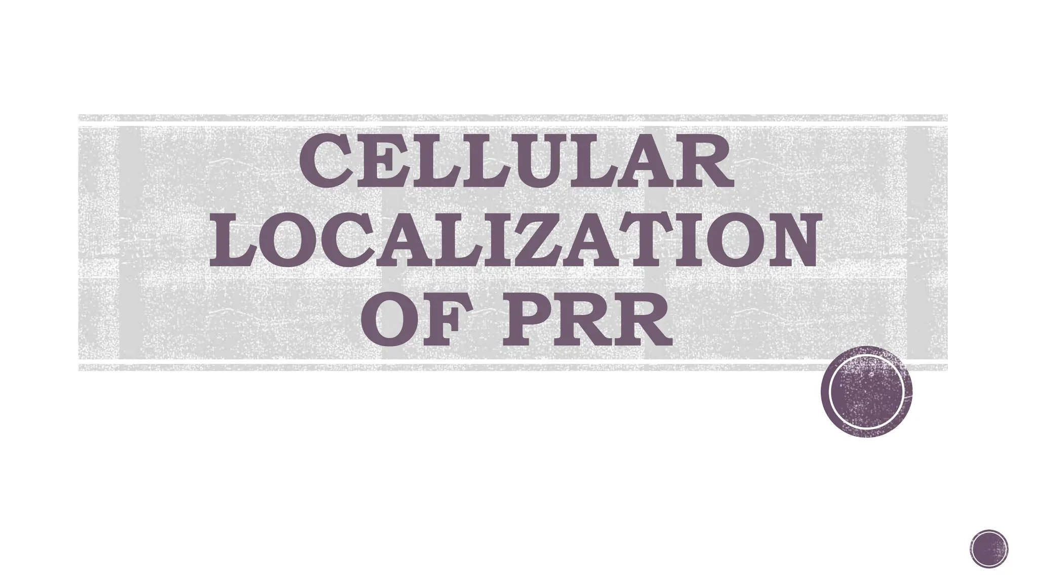 Pathogen Recognition Receptors (PRRS) & Pathogen Associated Molecular ...