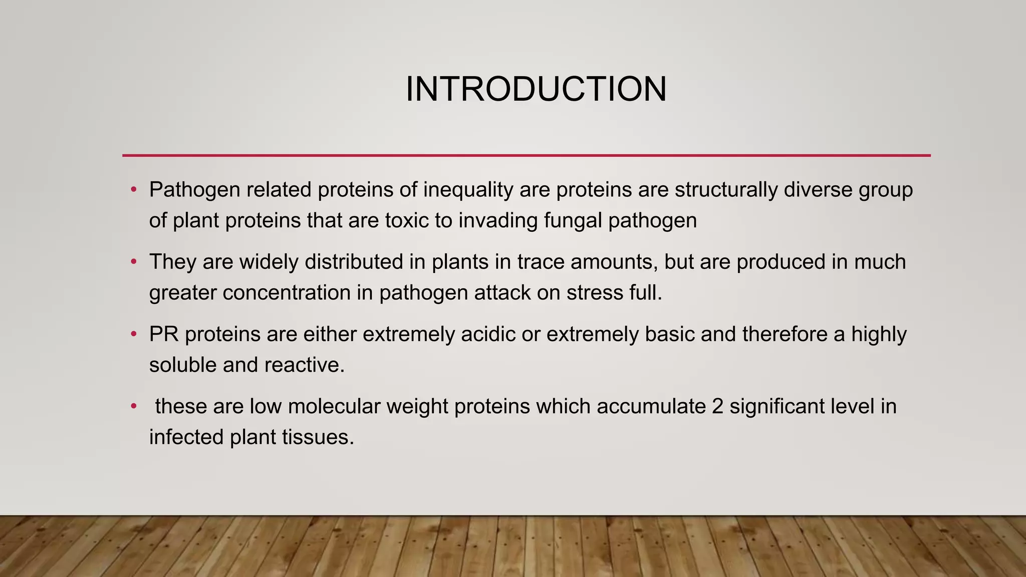 Pathogen related proteins (Biotechnology) | PPTX