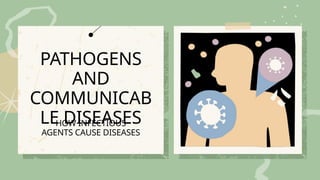 Pathogens and Communicable Diseases Education Presentation in Light ...
