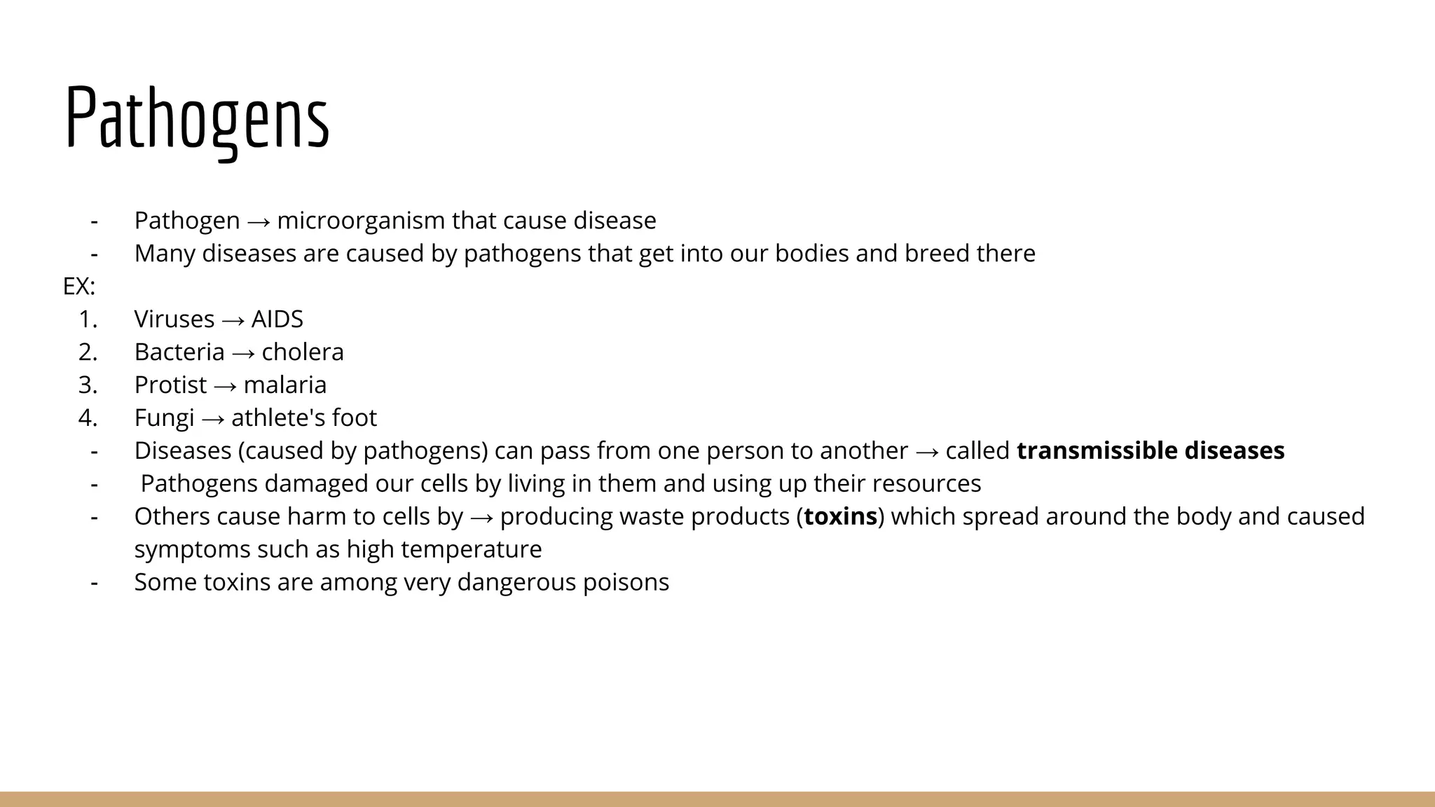 Pathogens and immune system | PPT