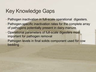 Impacts of Anaerobic Digestion and Solid Liquid Separation on Pathogen ...