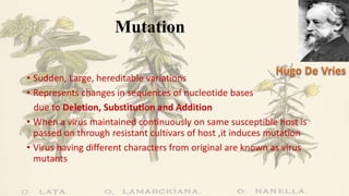 Pathogen variability,concept and mechanism | PPTX