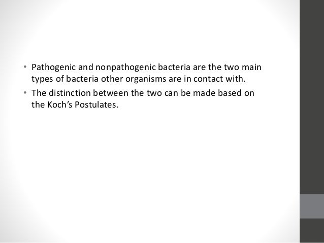 Non Pathogenic Microorganisms
