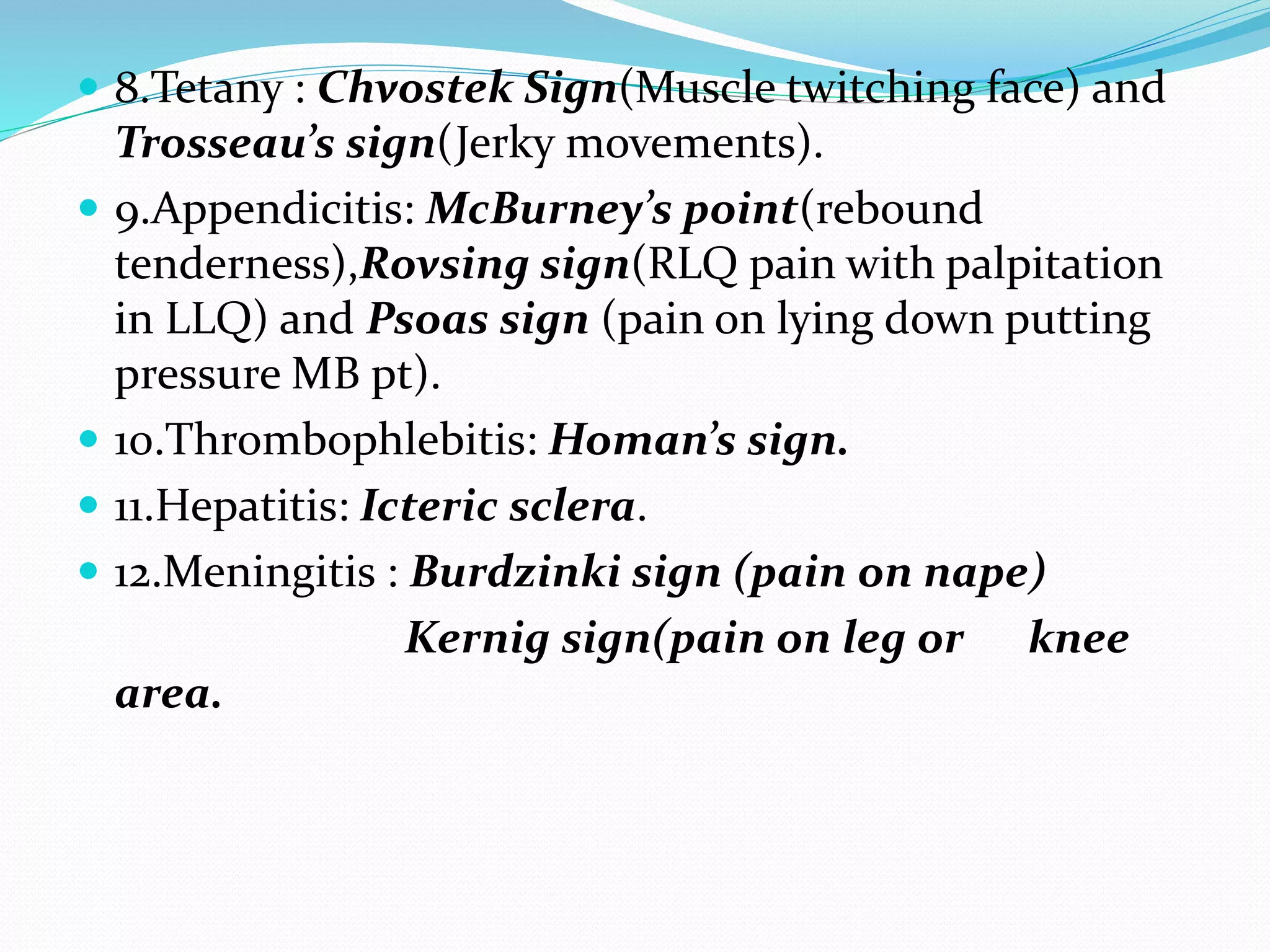 Pathognomic signs | PPTX