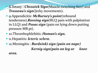 Pathognomic signs | PPTX