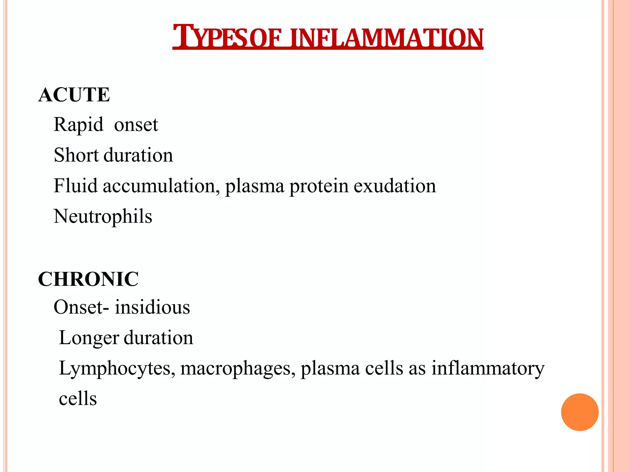 Patho inflammation | PPTX