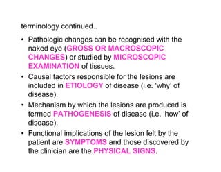 Bio 134 Pathology Introduction | PPT