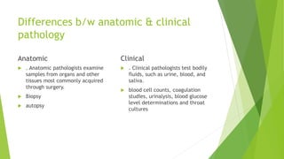 Pathological anatomy intro | PPTX