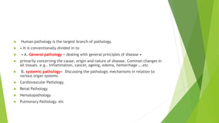 Pathological anatomy intro | PPTX