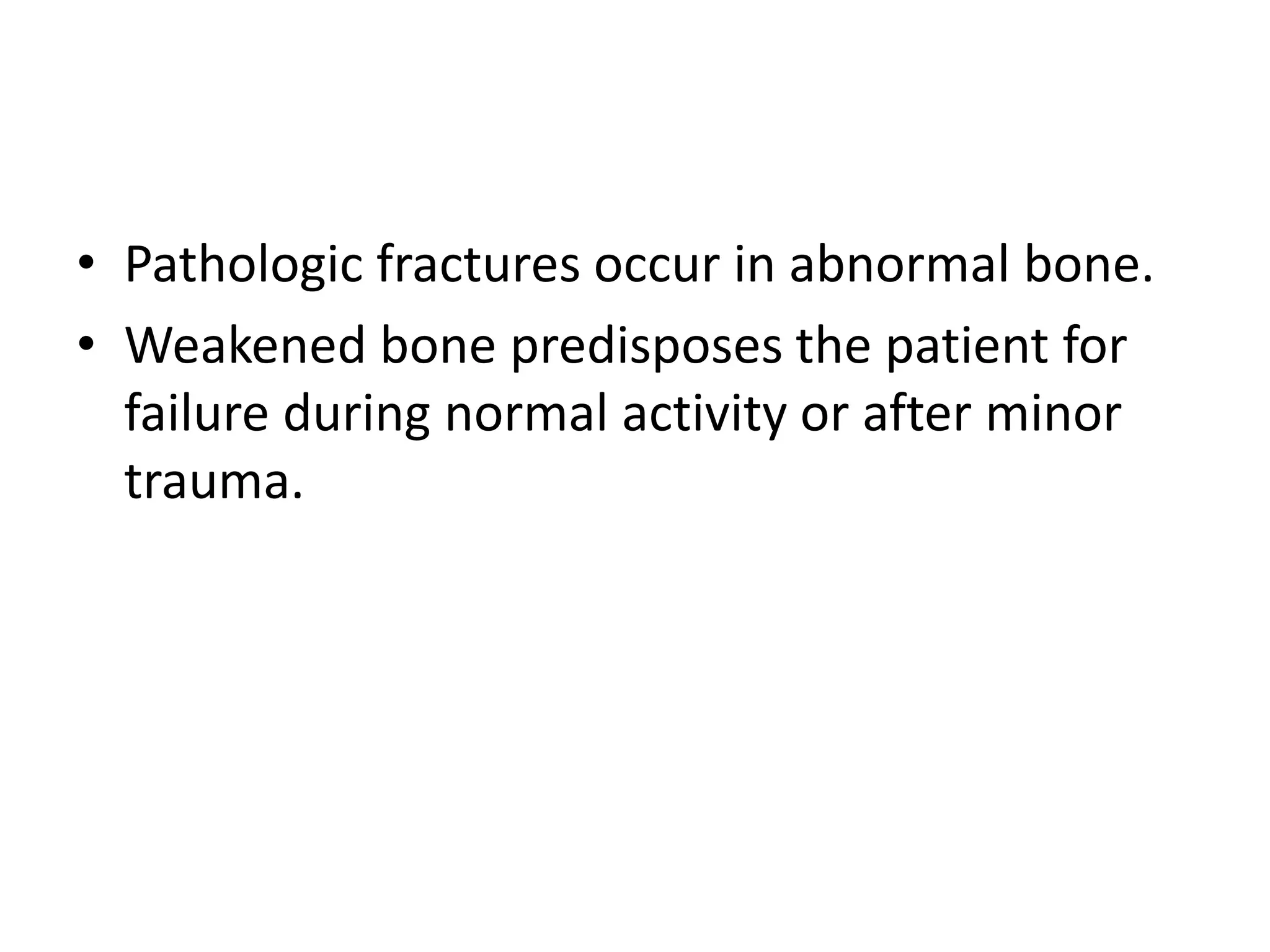 Pathological fractures | PPTX