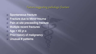 Pathological fractures managment | PPTX