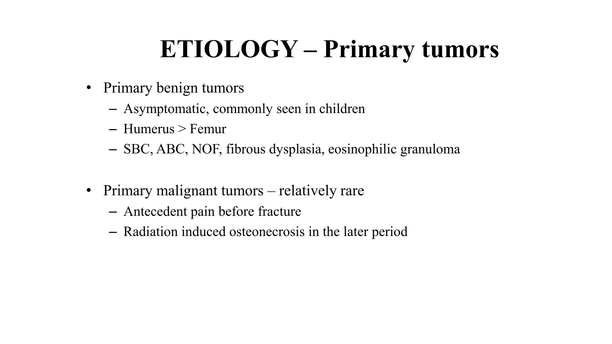 Pathological fractures | PPTX | Bone and Joint Conditions | Diseases ...