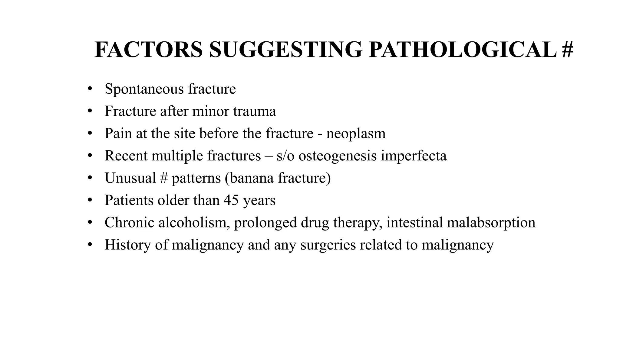 Pathological fractures | PPTX