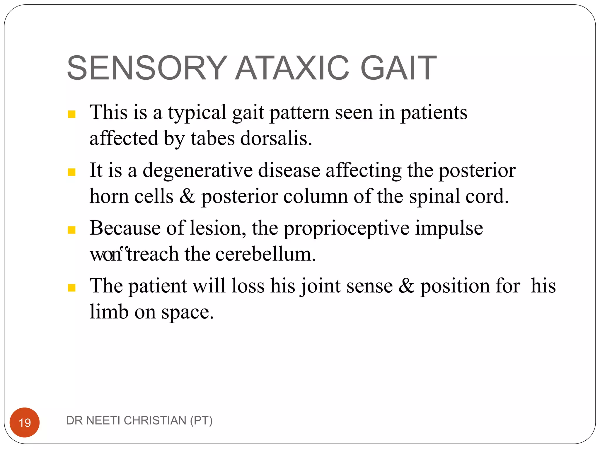 Pathological gait | PPTX