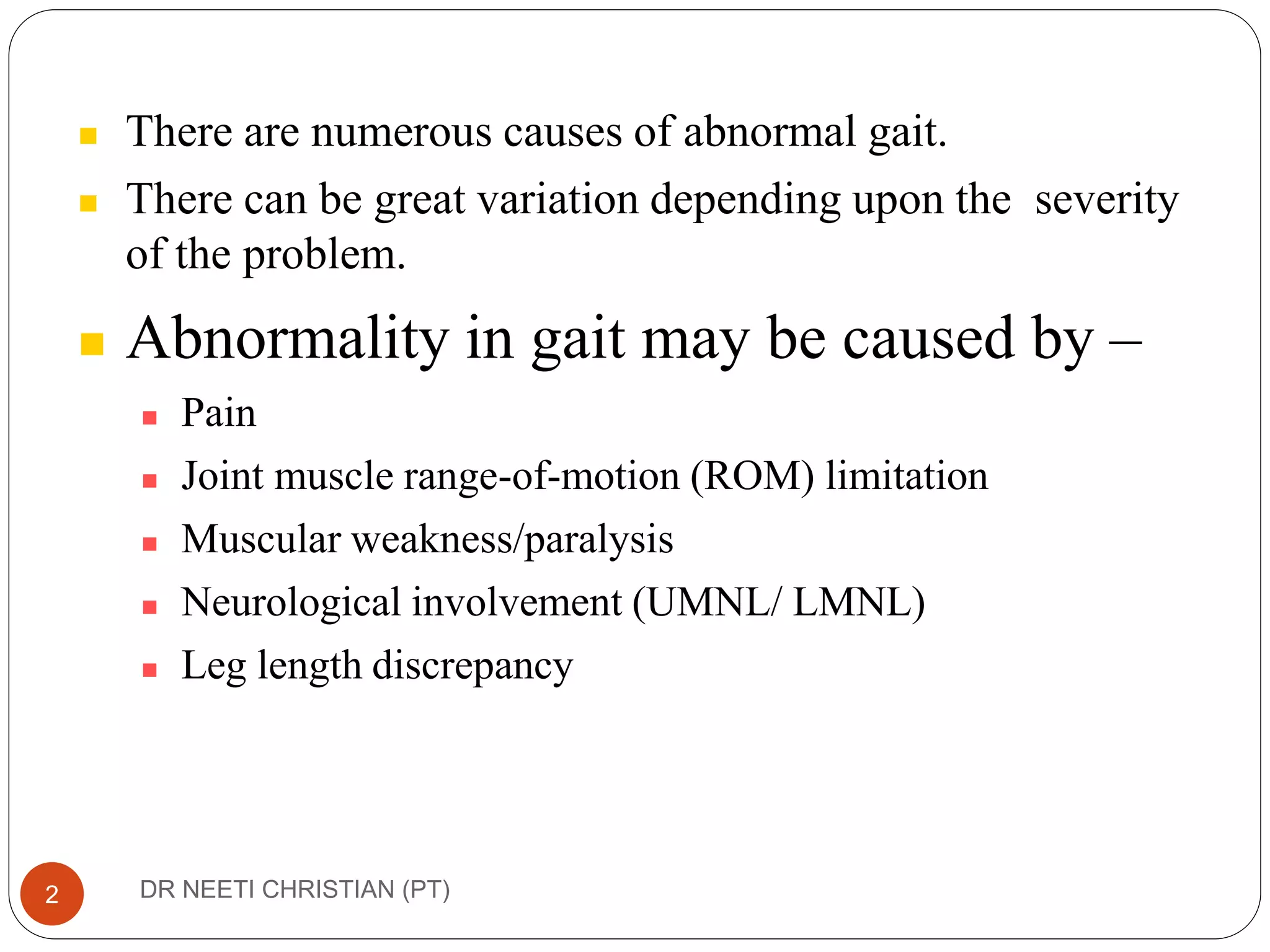 Pathological gait | PPTX